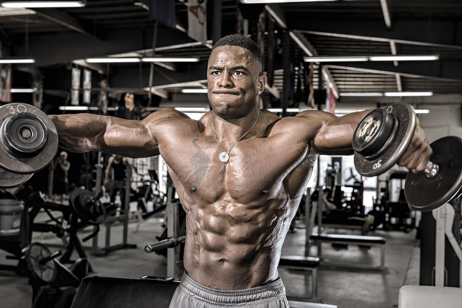 Bodybuilders Shoulders