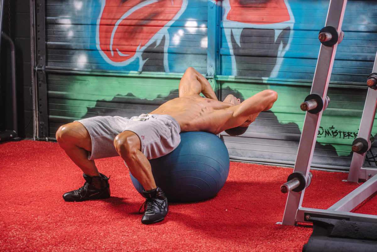 On The Ball Ab Workout