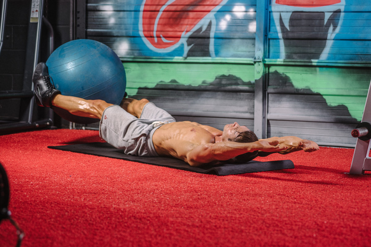 On The Ball Ab Workout