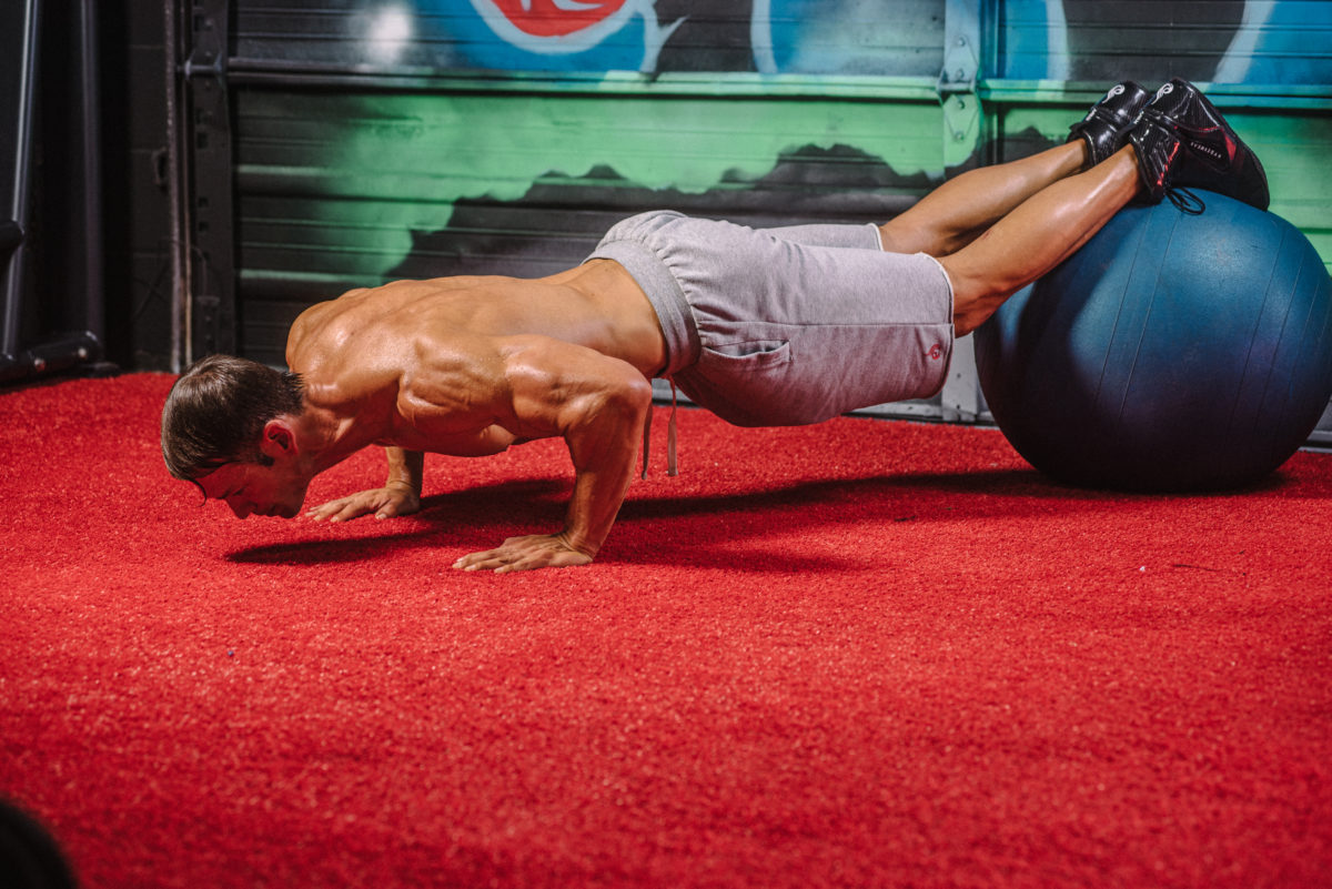 On The Ball Ab Workout