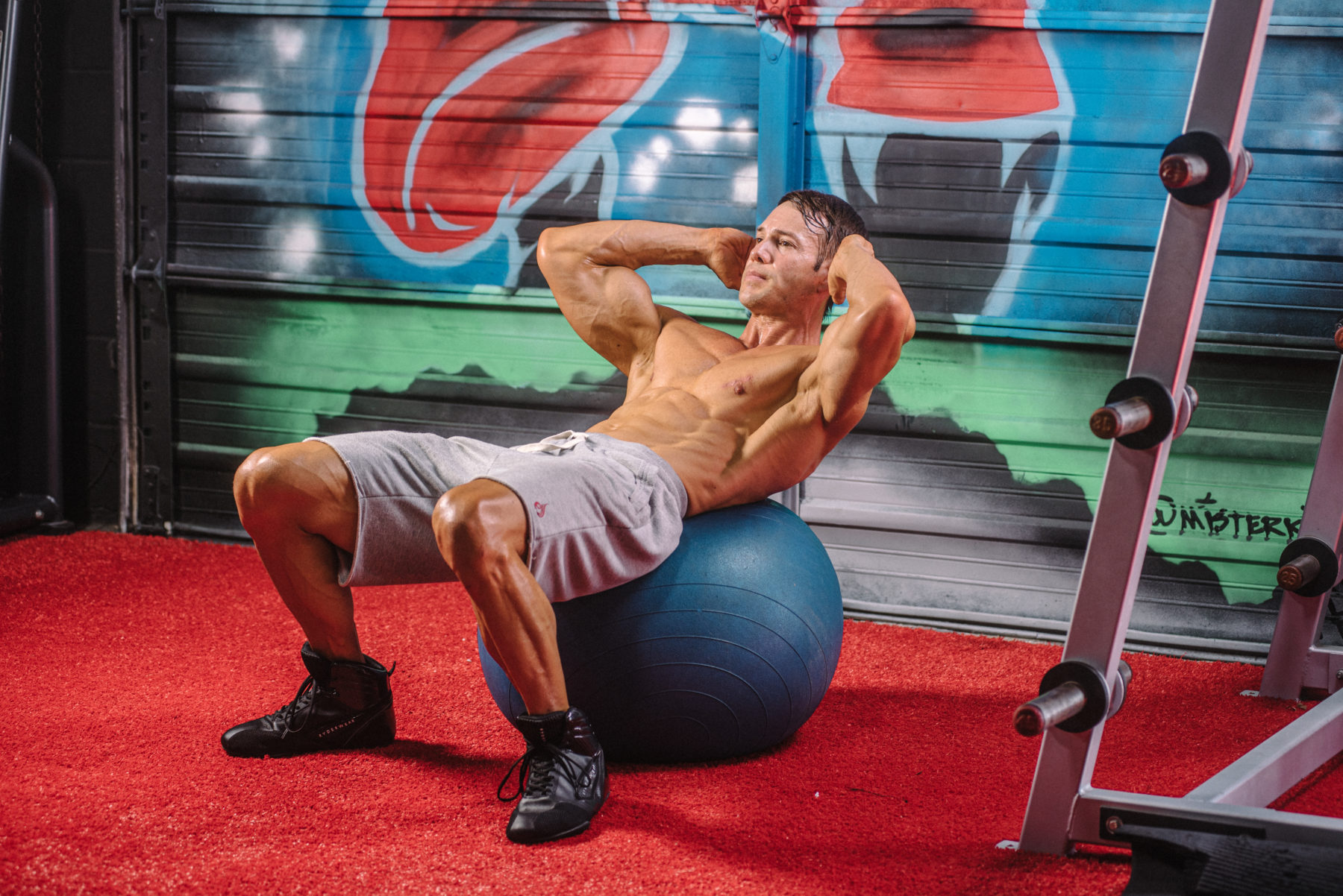 On The Ball Ab Workout